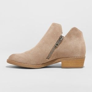 Universal Thread | Shoes | Womens Dylan Microsuede Perforation Ankle ...